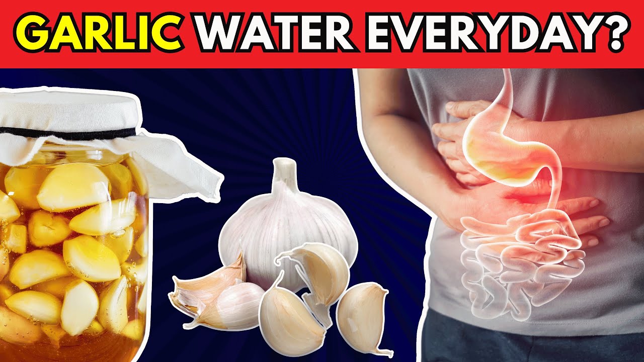 Drink A Glass of Garlic Water Every Day - YouTube