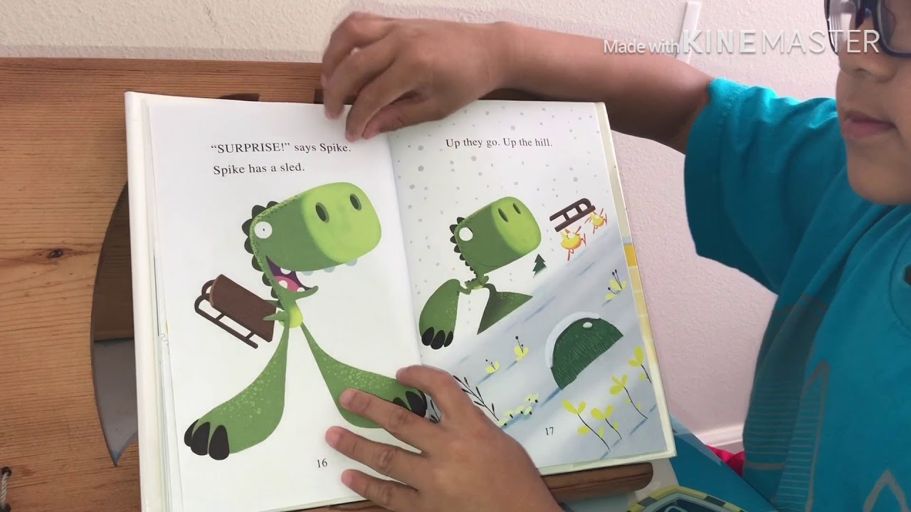 Read With Alex: Duck, Duck, Dinosaur Snowy Surprise. - YouTube