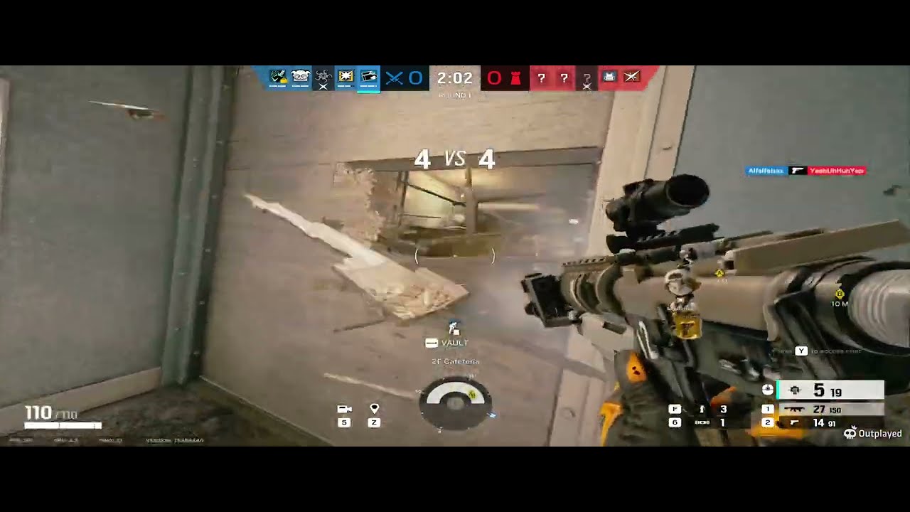 9 of 10 Headshots. Bucks gun is OP. #r6 #rainbowsixsiege #siege #gaming ...