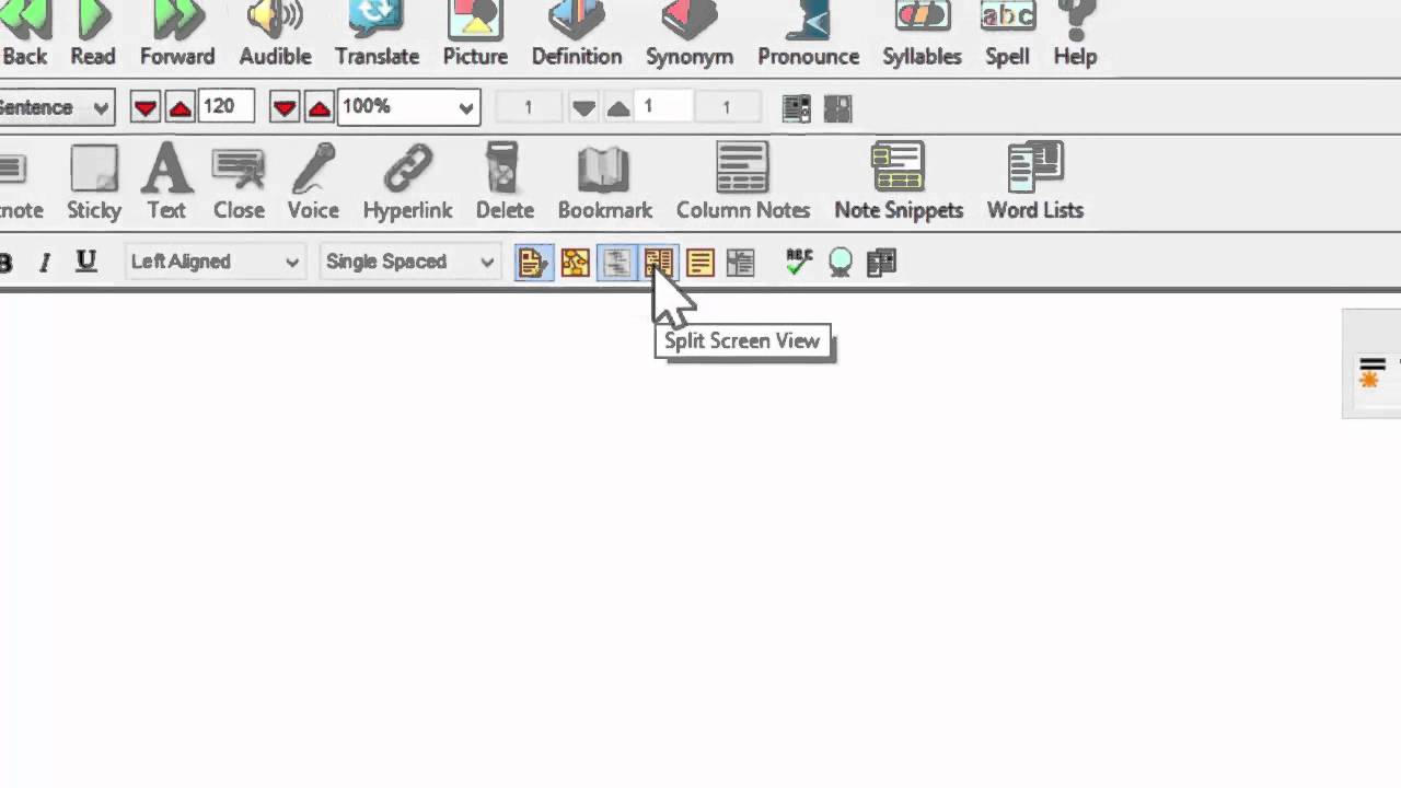 Kurzweil In Action Writing Split Screen - YouTube