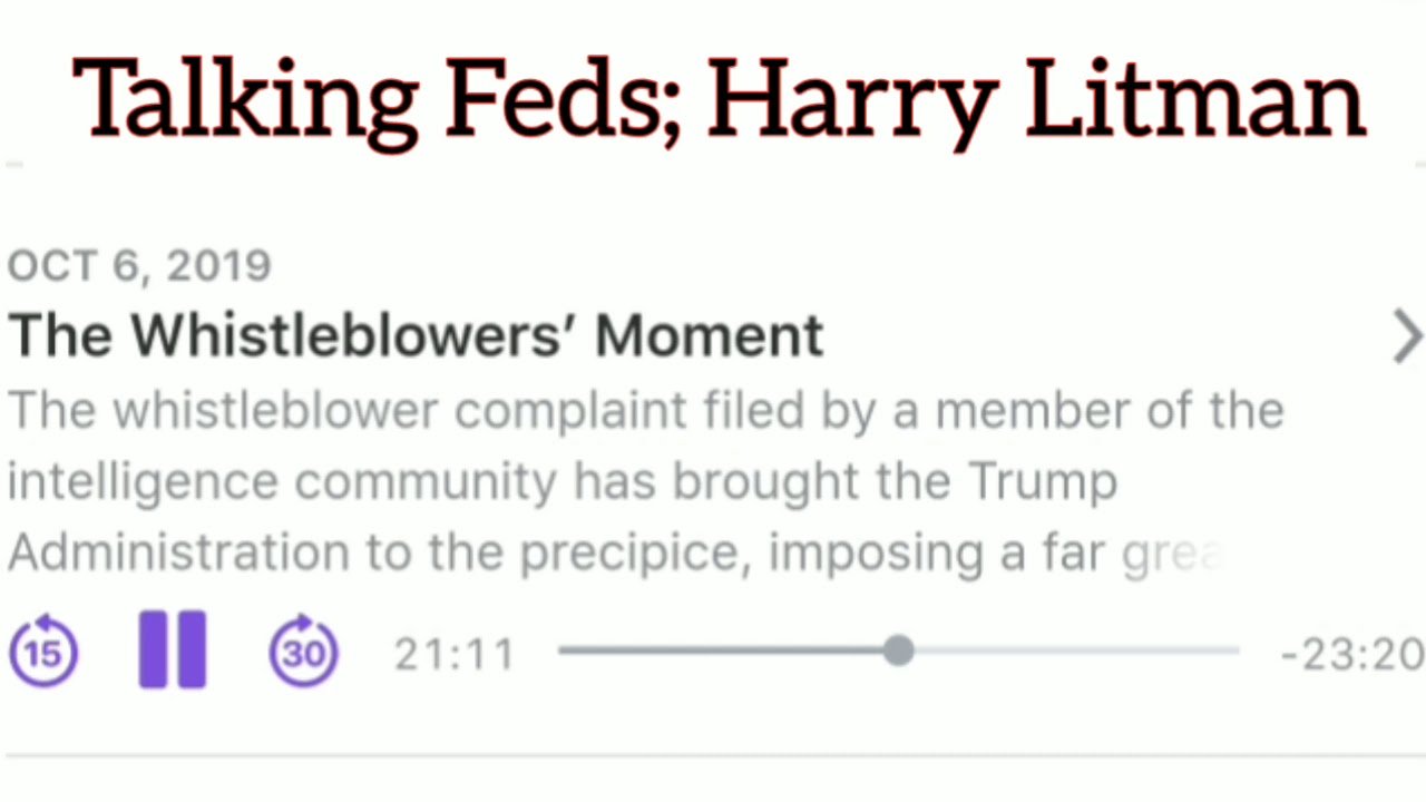Talking Feds; Harry Litman Podcast - YouTube