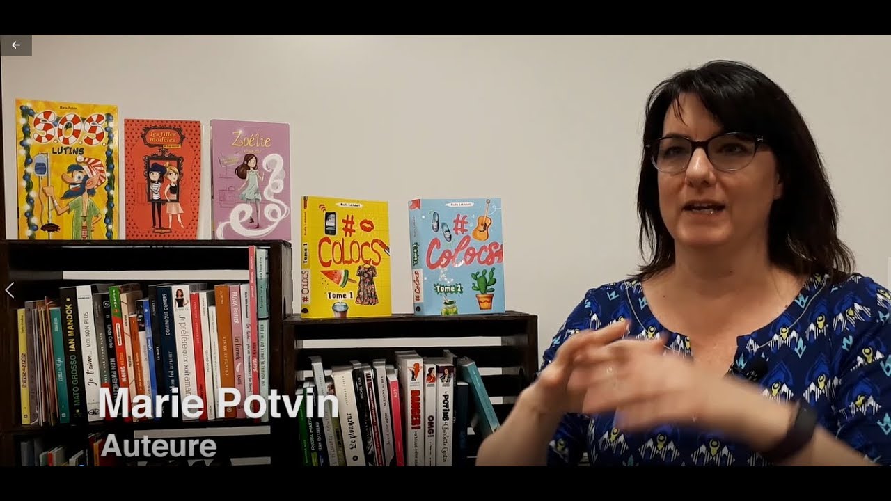 Entrevue Samedi de lire avec Marie Potvin - YouTube