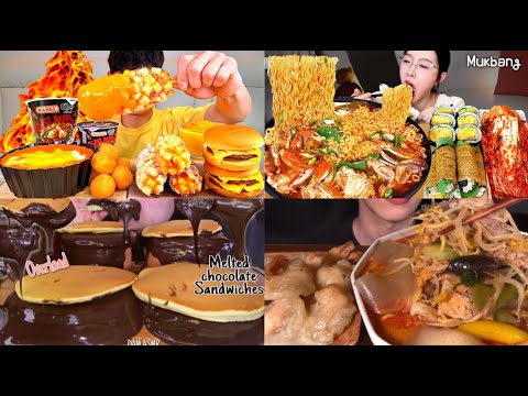 best asmr *satisfying big bites* mukbang compilation pt.17