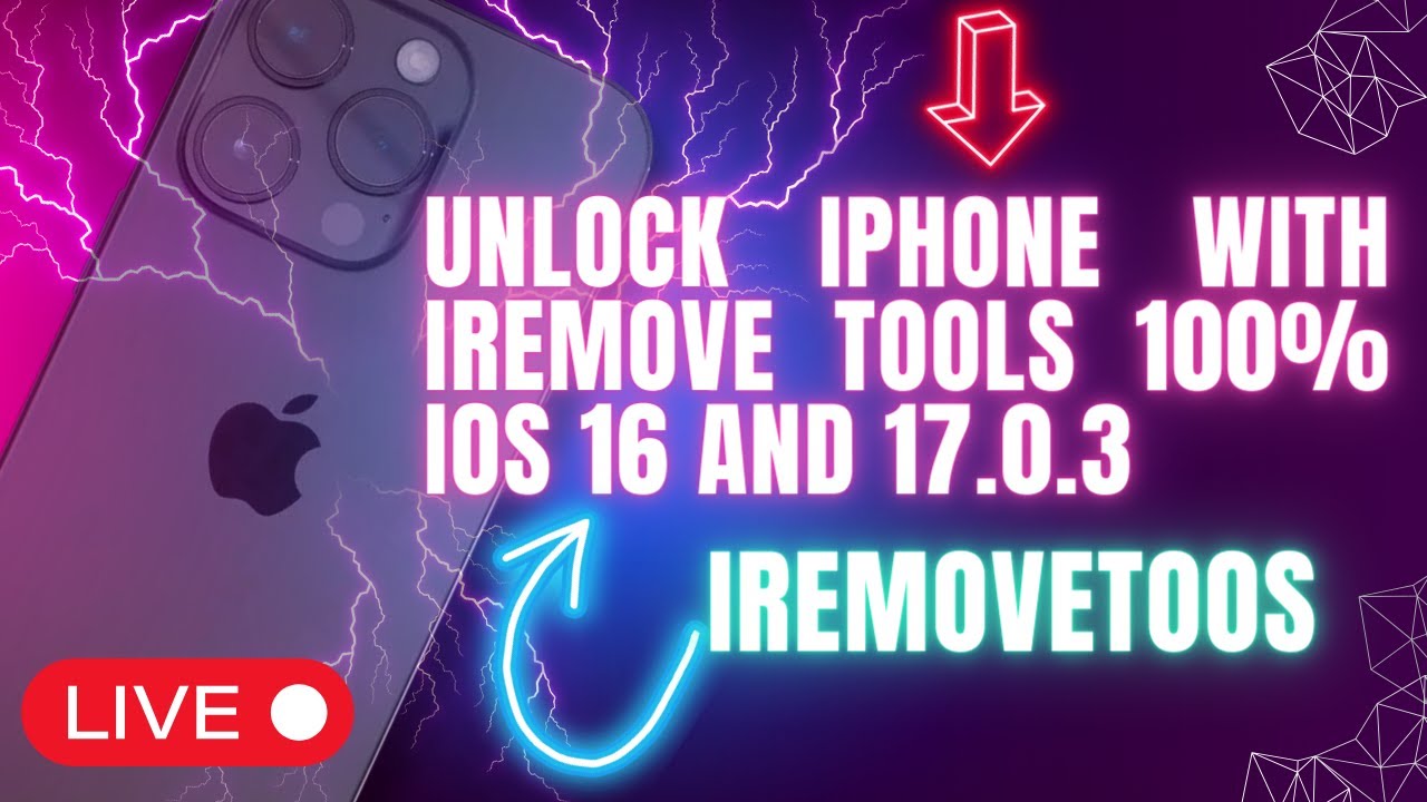 Unlock iPhone 11,12,13,14,15 iRemove Tools for iOS16 and iOS 17.0.3 🟢 ...