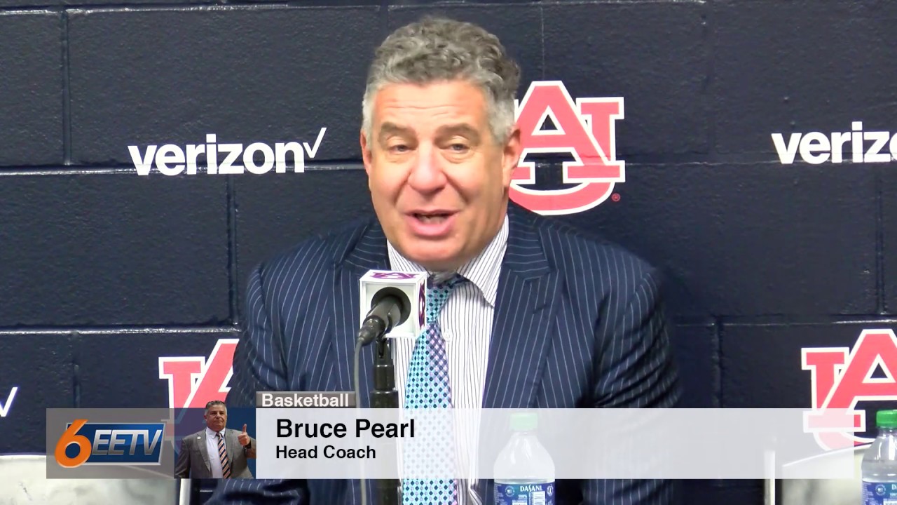 Bruce Pearl after Auburn Defeats Lipscomb - YouTube