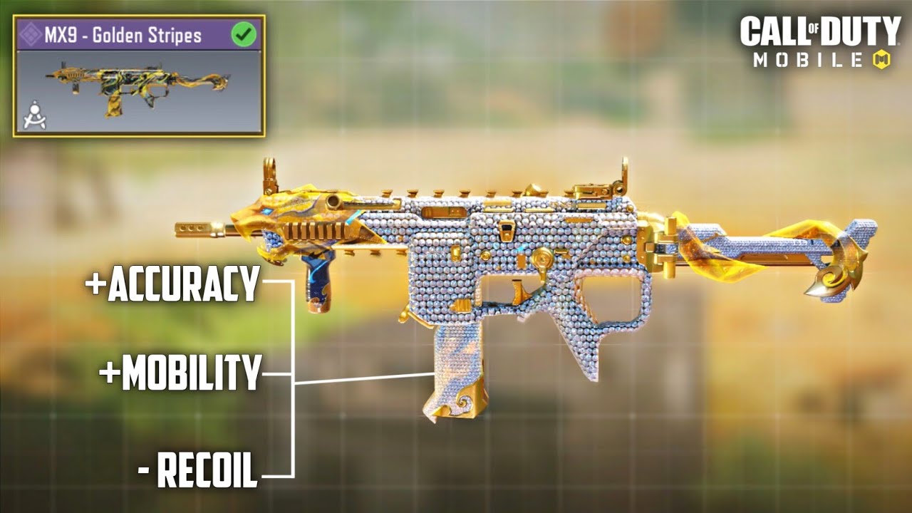 *New* MX9 Golden Stripes will give you exactly what you want! #codm ...