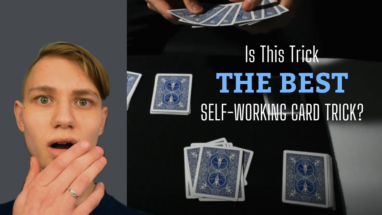 Check Out This AMAZING SELF-WORKING Card Trick!! - YouTube