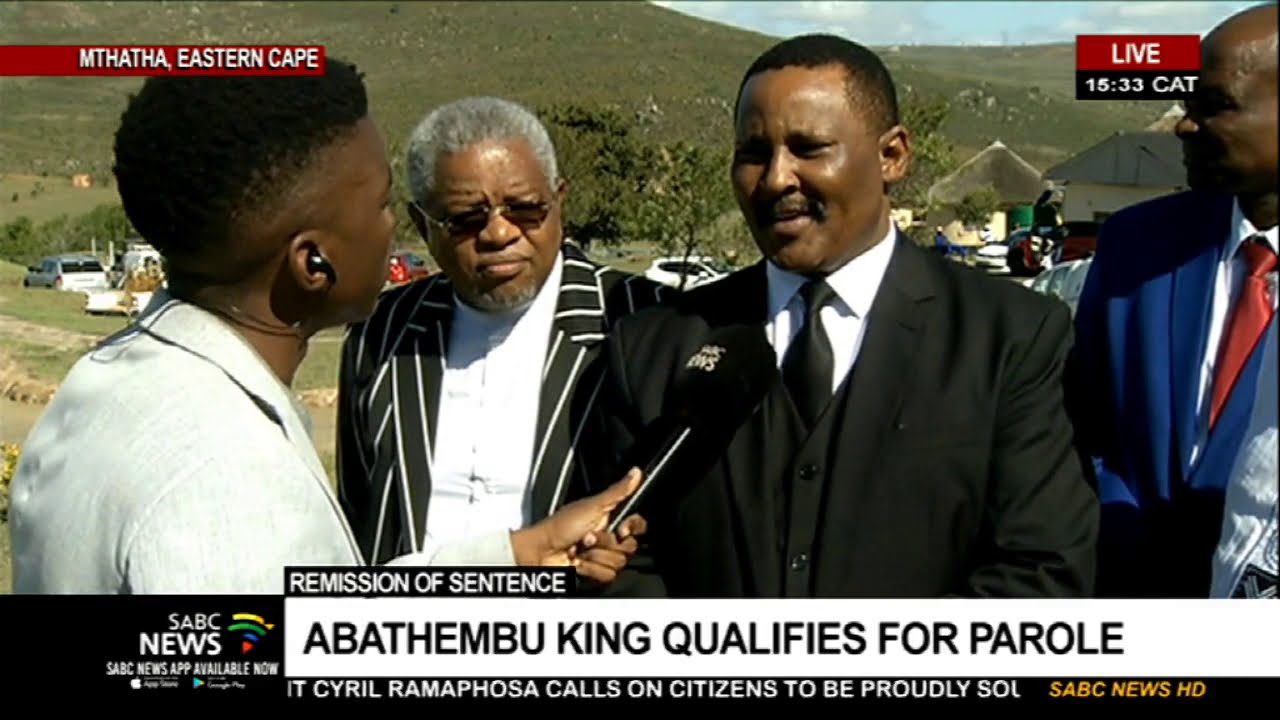 Remission of Sentence for AbaThembu King Dalindyebo - YouTube