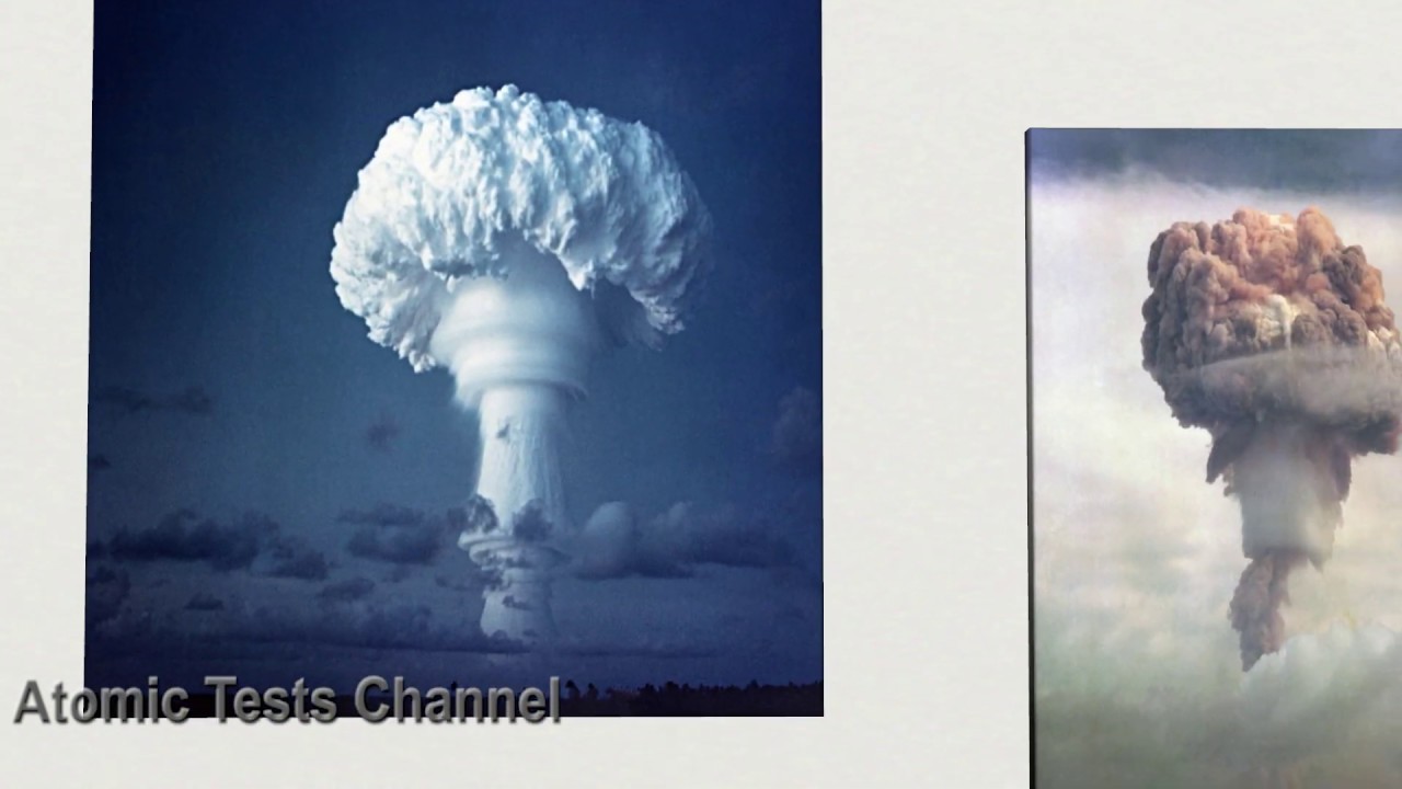 The Gallery of Nuclear Detonations 1945-1962 - YouTube