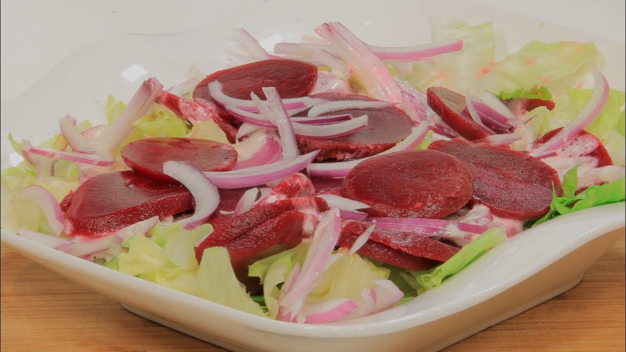 سلطة بنجر بالمايونيز | نورا السادات - YouTube