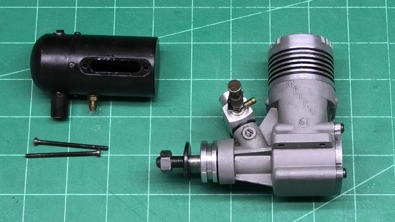 Merco 61 Mk IV, an excellent 1970's English glow engine - review & test ...