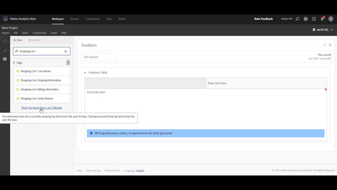 Improvements to Dimension Item Search in Analysis Workspace - YouTube