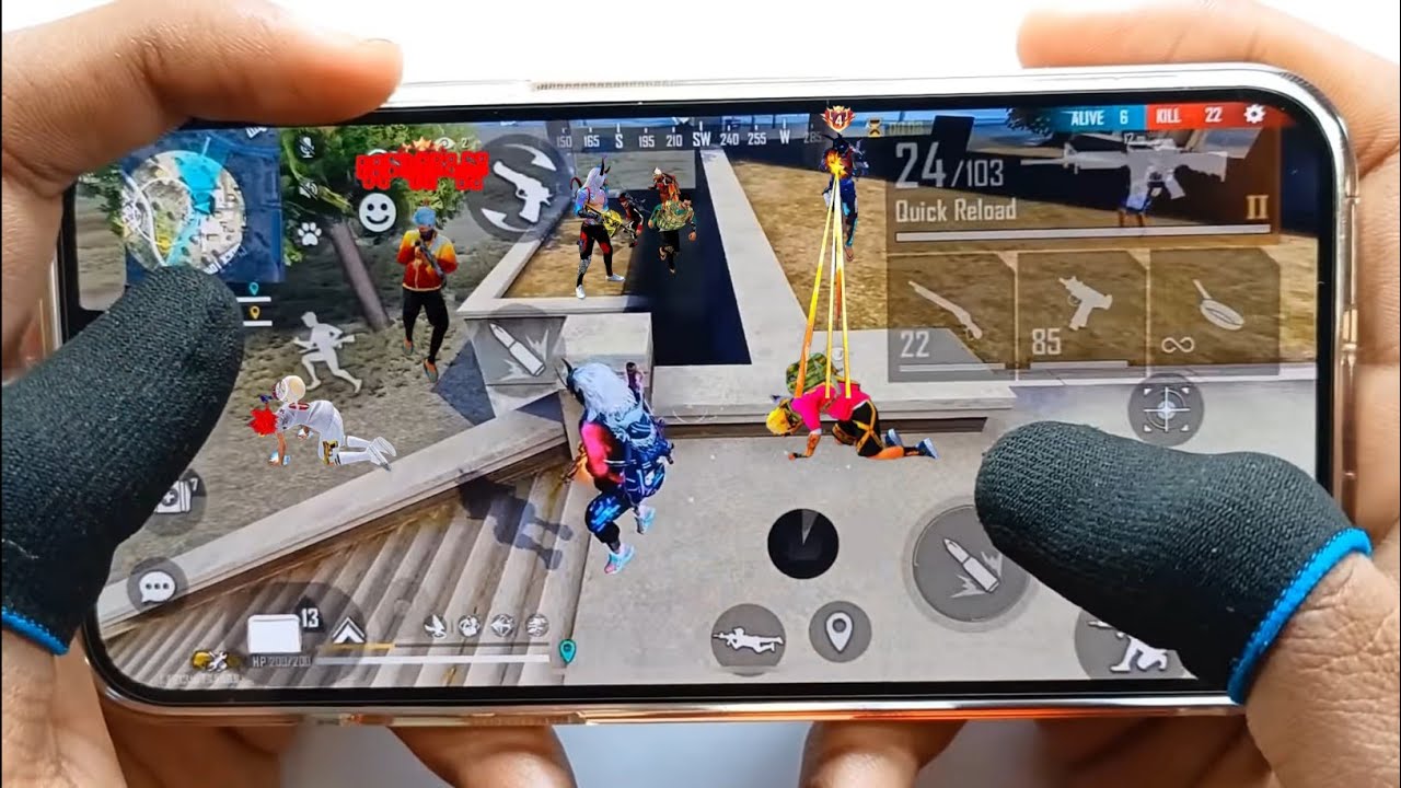 Pyare gamer 99%Headshot Rate⚡Solo vs Squad Full Gameplay ⚡Poco x3 Pro ⚡ ...