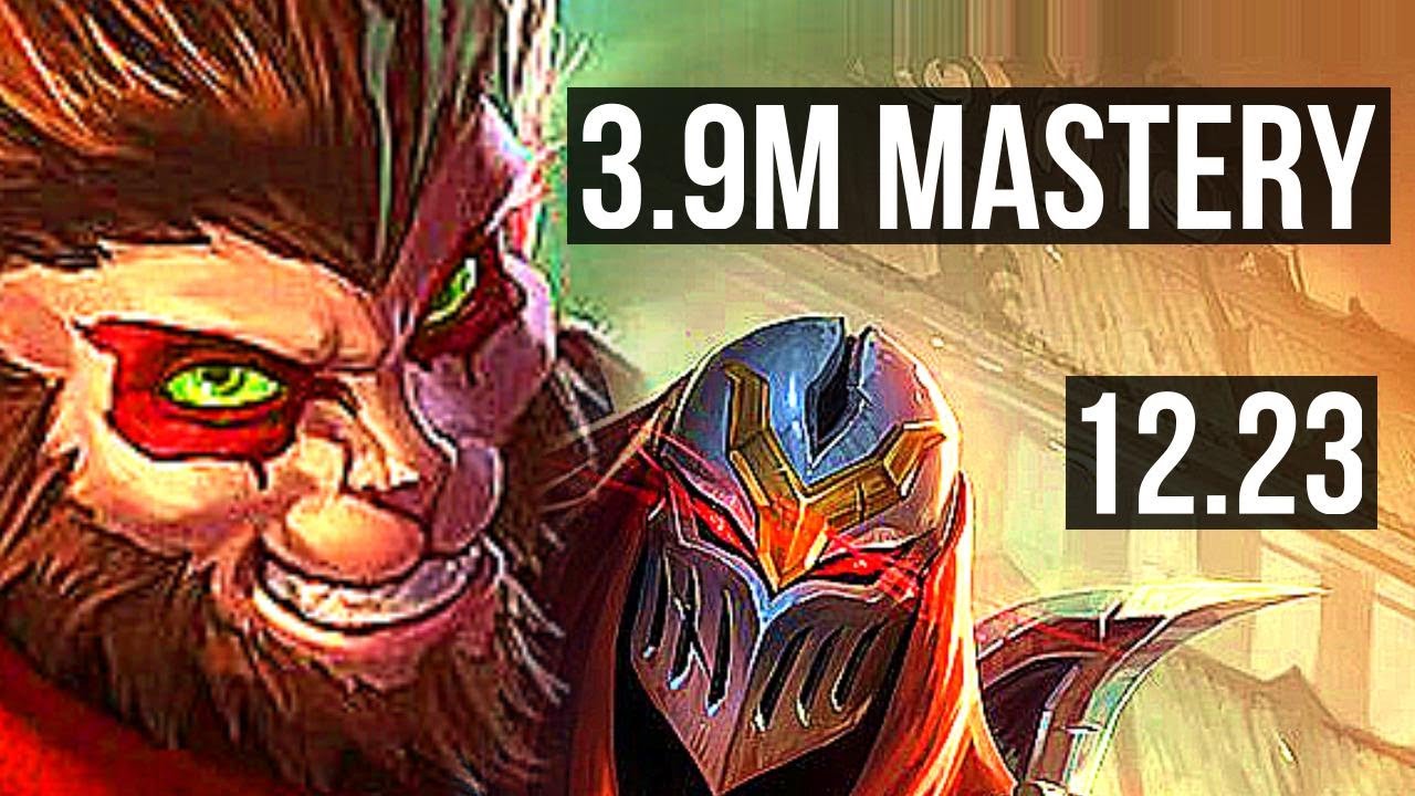 WUKONG vs ZED (MID) | 3.9M mastery, 1300+ games, 6 solo kills ...