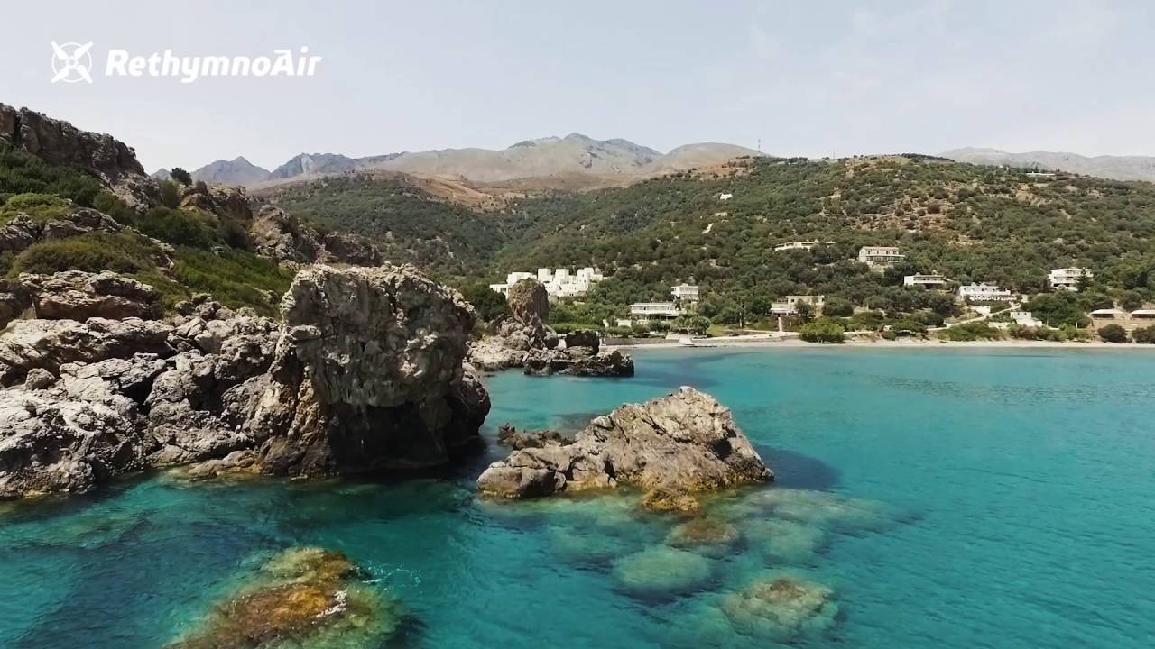 Παραλία Πολύριζος στο Ροδάκινο, Ρεθύμνου - YouTube