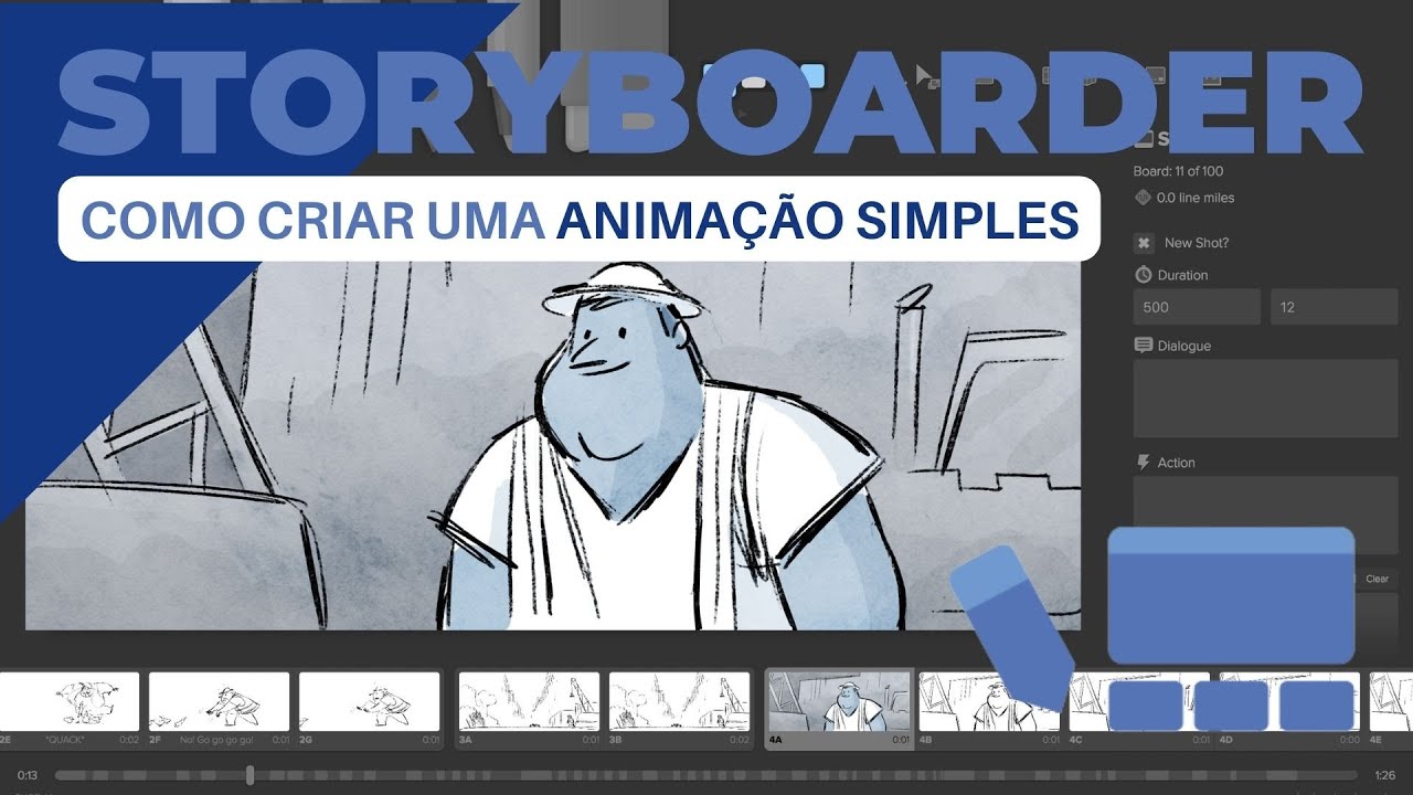 Storyboard - 02 Como criar uma animação simples no Storyboarder - YouTube