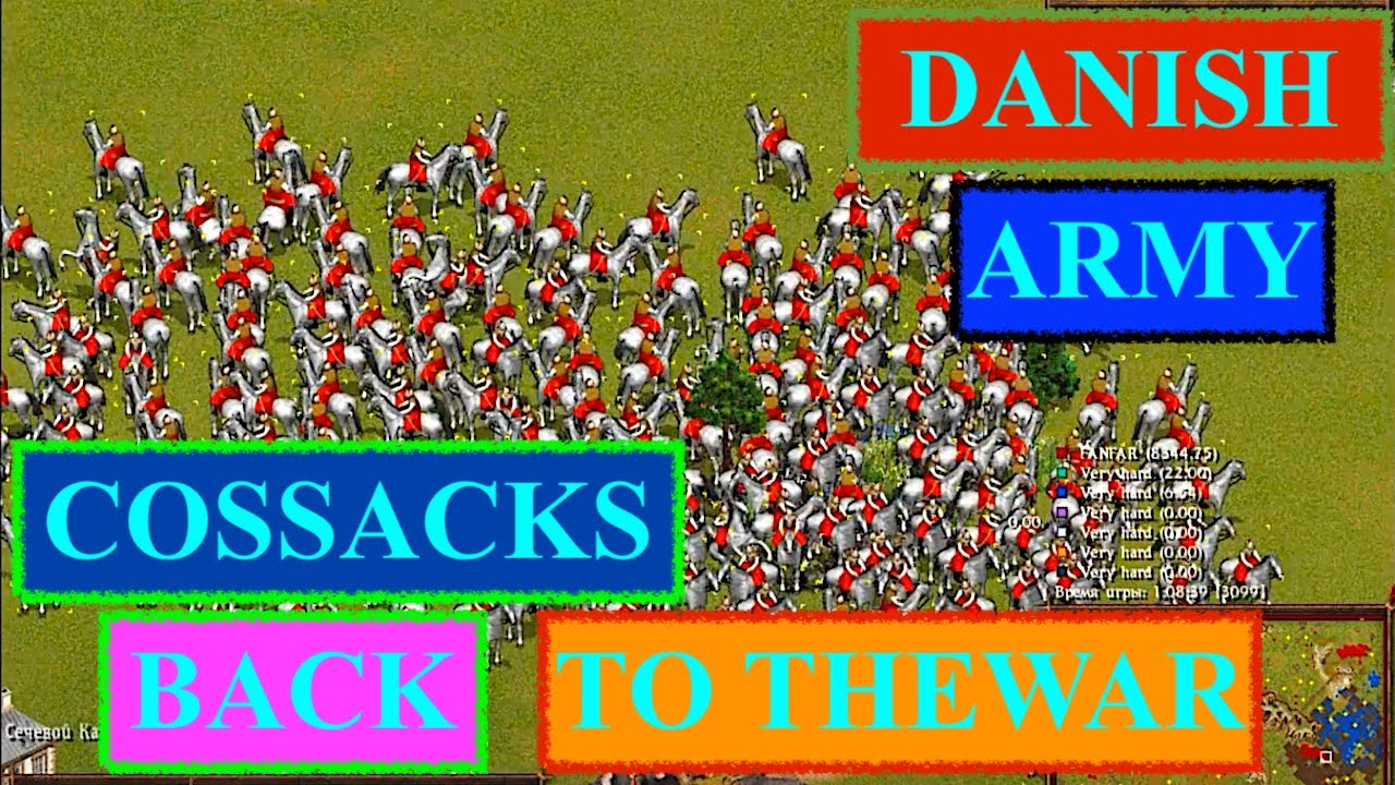 Danish Army | Cossacks Back To War Full Battle vs Six Random Enemies ...