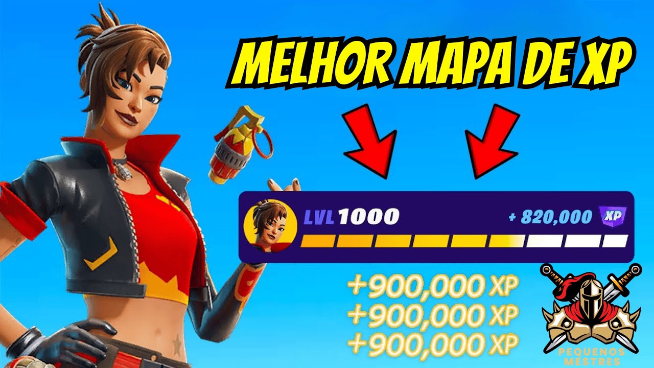 *MELHOR* MAPA de XP na CAPÍTULO 2 REMIX FORTNITE! (BUG INSANO de XP AFK ...