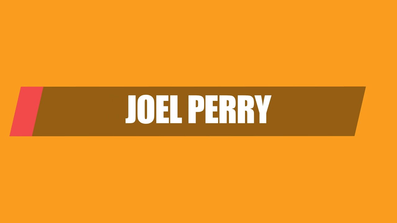 COE | JOEL PERRY - 4IR & AI - YouTube