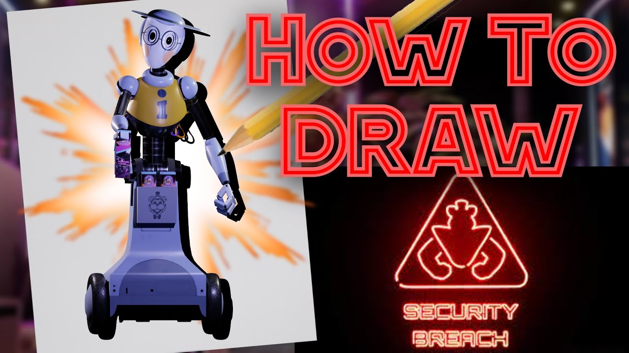 How To DRAW Map Bot From Fnaf!| Five Nights At Freddy's: Security ...