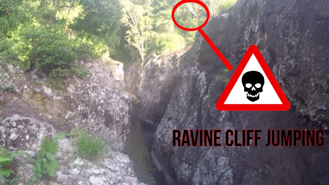 Vlog 1: Cliff Jumping into a Ravine (NEARLY DIED) - YouTube