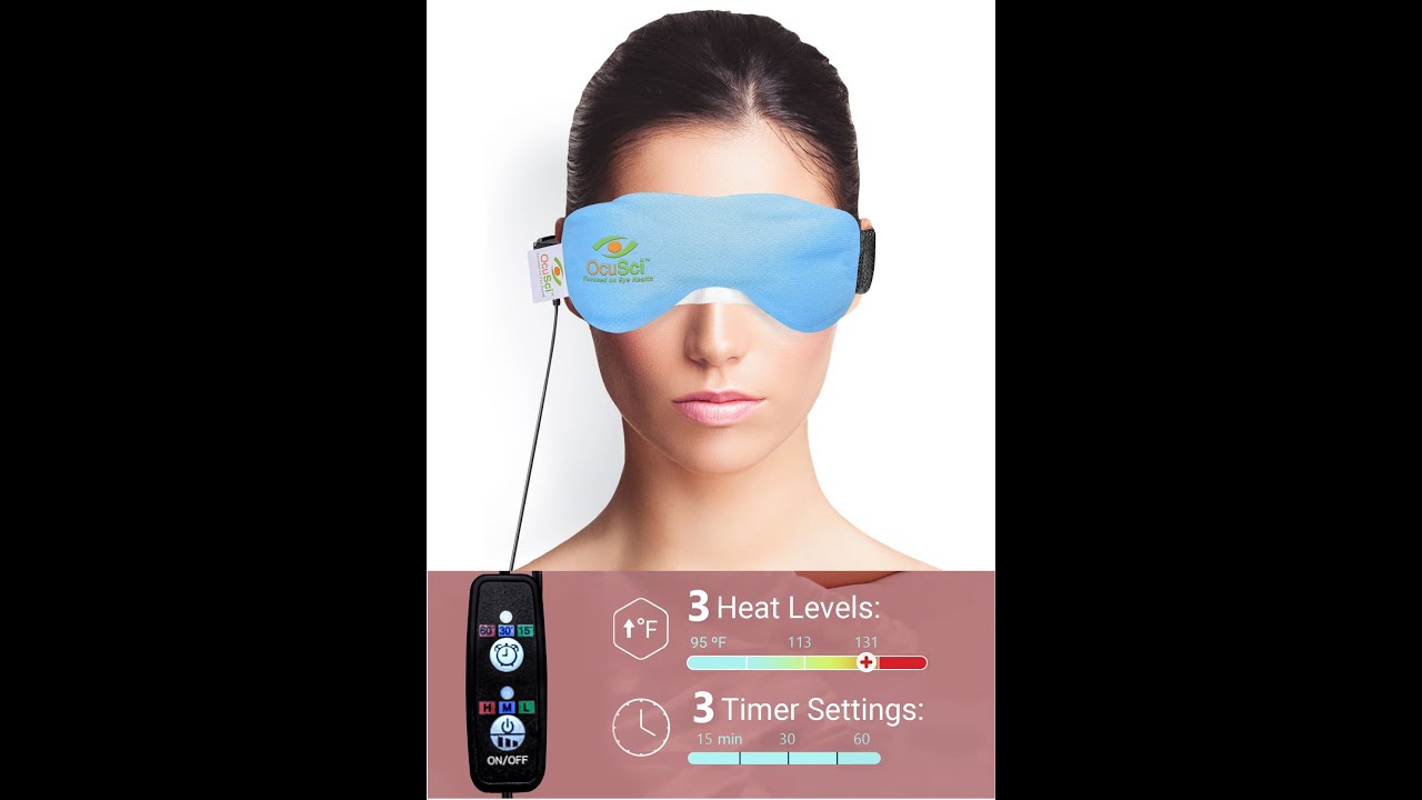 Duo USB Powered Dry Eye Compress - Moist Heat! - YouTube
