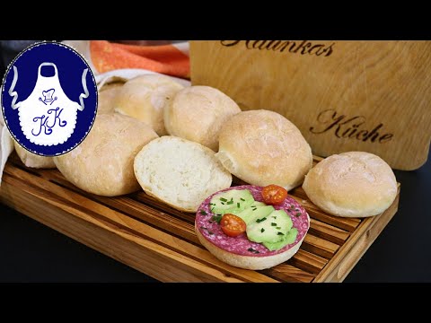 🥖 Schnelle Brötchen wie früher – weich, duftend & einfach lecker!