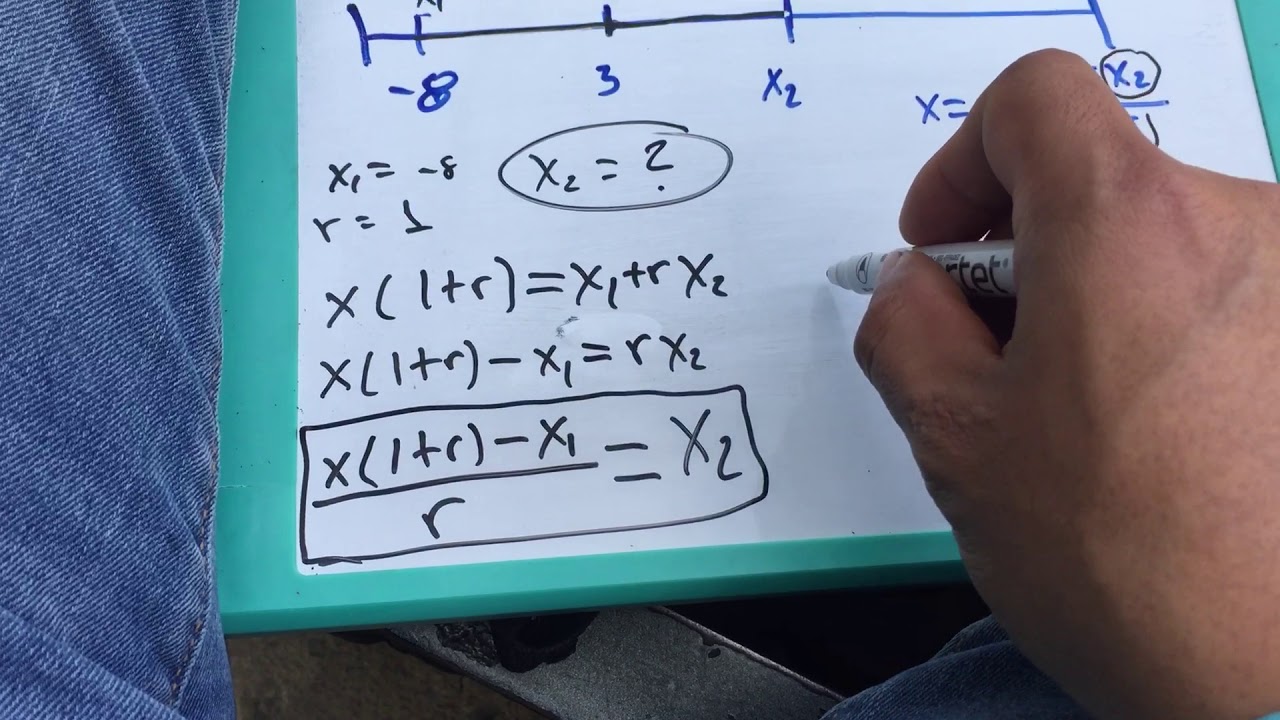 Encontrando el punto extremo de un segmento dirigido - YouTube