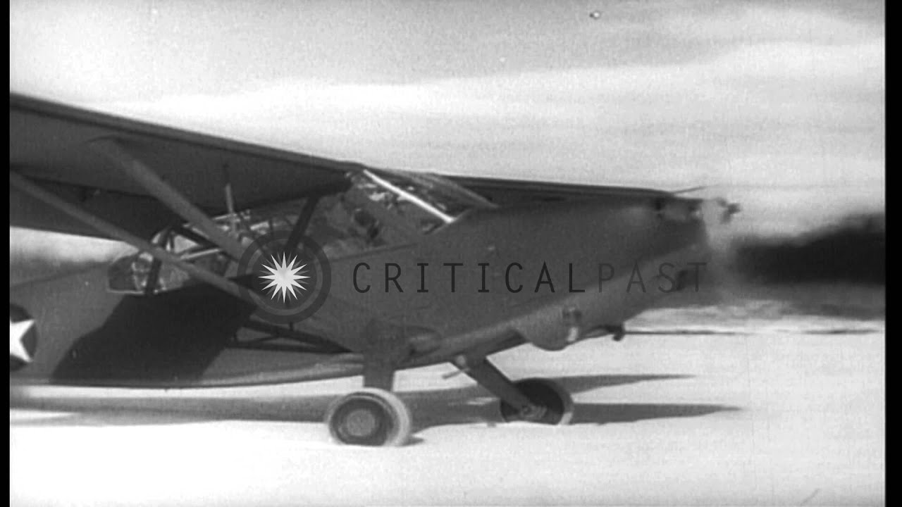 Canadian 'Mosquito' Bomber aircraft and United States Army observation ...