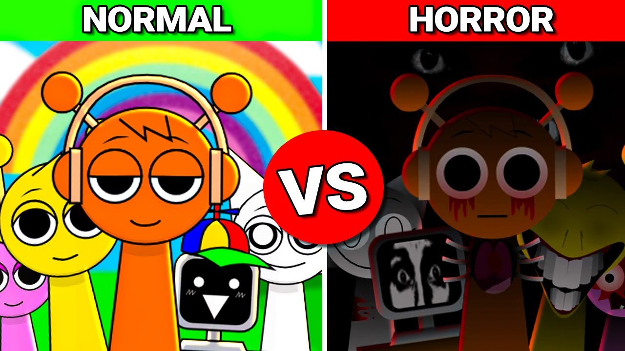 Sprunki Normal vs. Horror Versions! (Incredibox) - YouTube