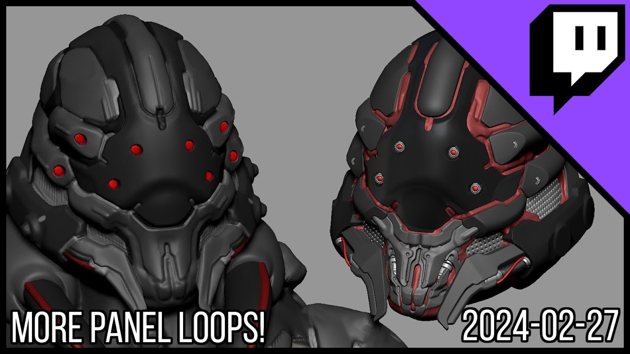 3D Character Sculpting - Marco Plouffe's Twitch Stream of 2024-02-27 ...