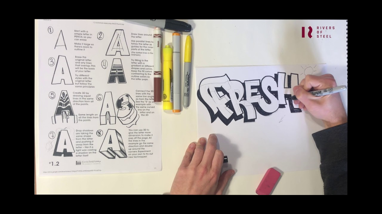Drop Shadow Lettering Tutorial YouTube Drop Shadow Lettering Tutorial YouTube
