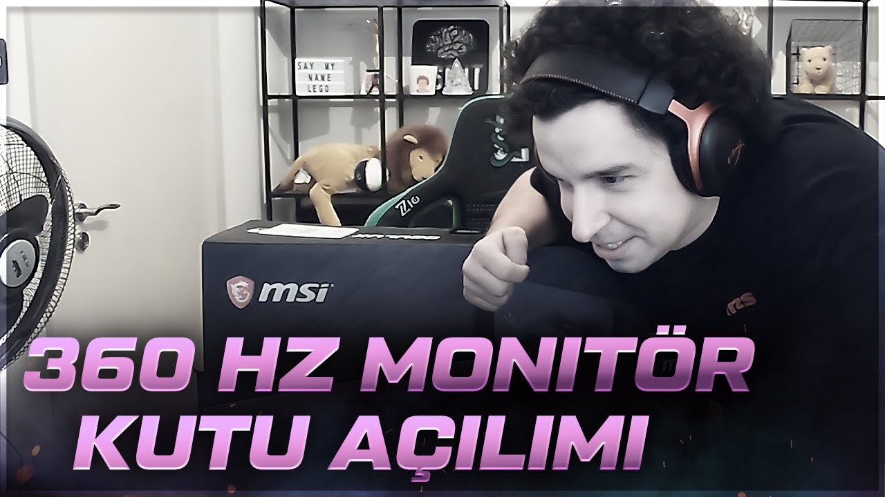 MSI 360 HZ MONİTÖR KUTU AÇILIMI - YouTube
