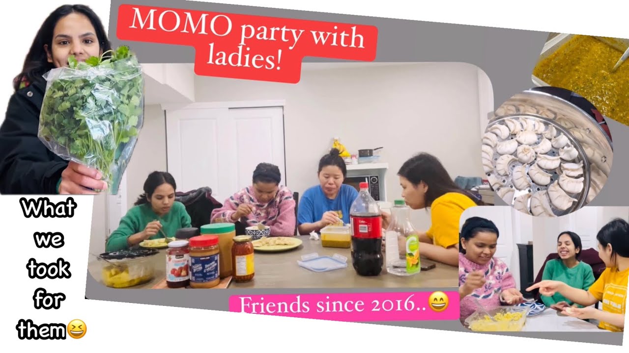 Making Momo with my other friends in Canada 🇨🇦 - YouTube