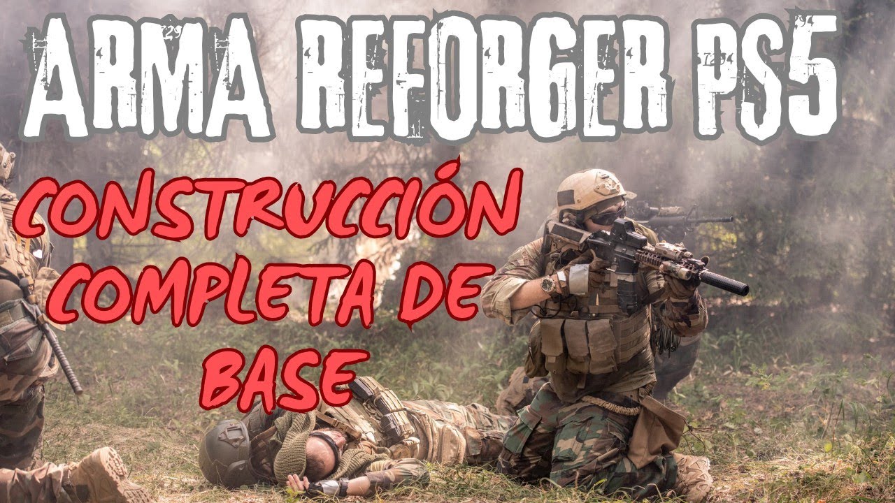 ARMA REFORGER PS5 COMO CONSTRUIR BASE MULTIPLAYER gameplay Español ...