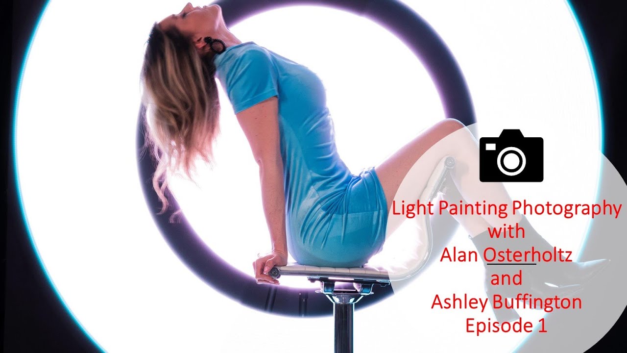 Light Painting photoshoot with Photographer Alan Osterholtz and model ...