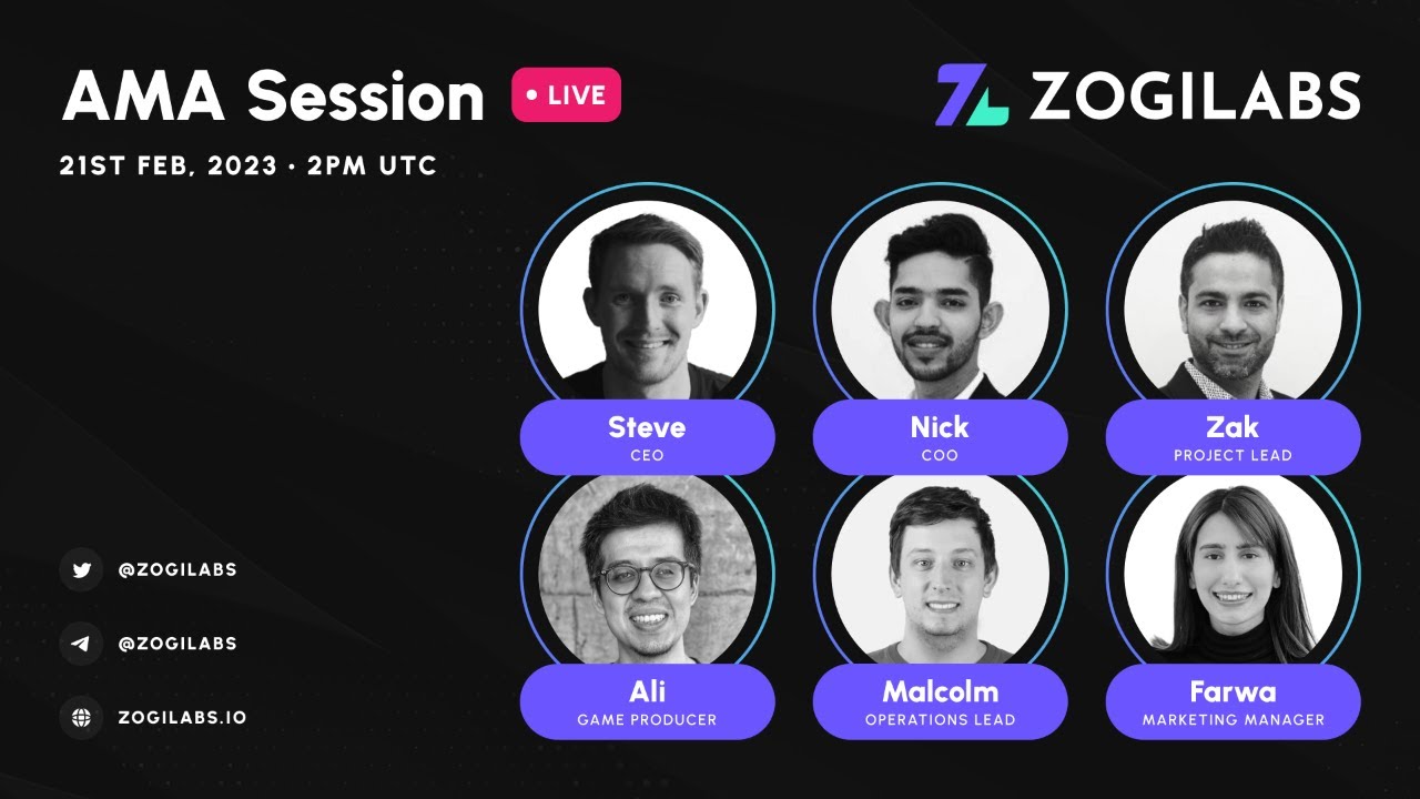 Zogi Labs AMA | 21st Feb, 2023 - YouTube