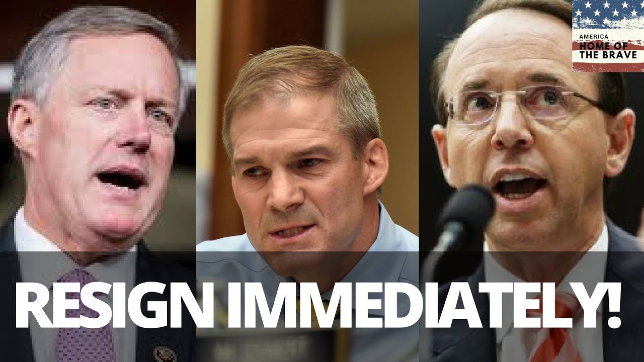 Jim Jordan Shouts "RESIGN IMMEDIATELY!", Gets Very Angry At Rod ...
