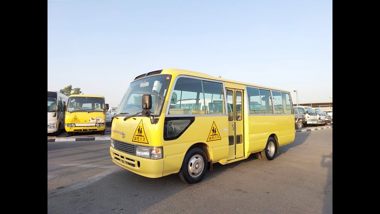 1997 TOYOTA COASTER BUS RIGHT HAND DRIVE - YouTube
