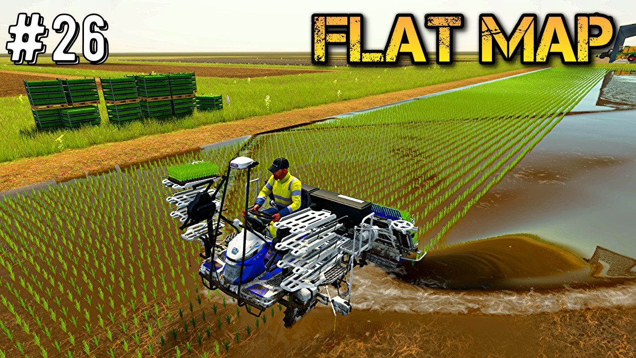 farming Simulator 25 Flat Map Timelapse Ep #26 Mega Farm fs25 gameplay ...