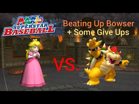 Beating Up Bowser + Exhibition Matches: Mario Superstar Baseball - YouTube