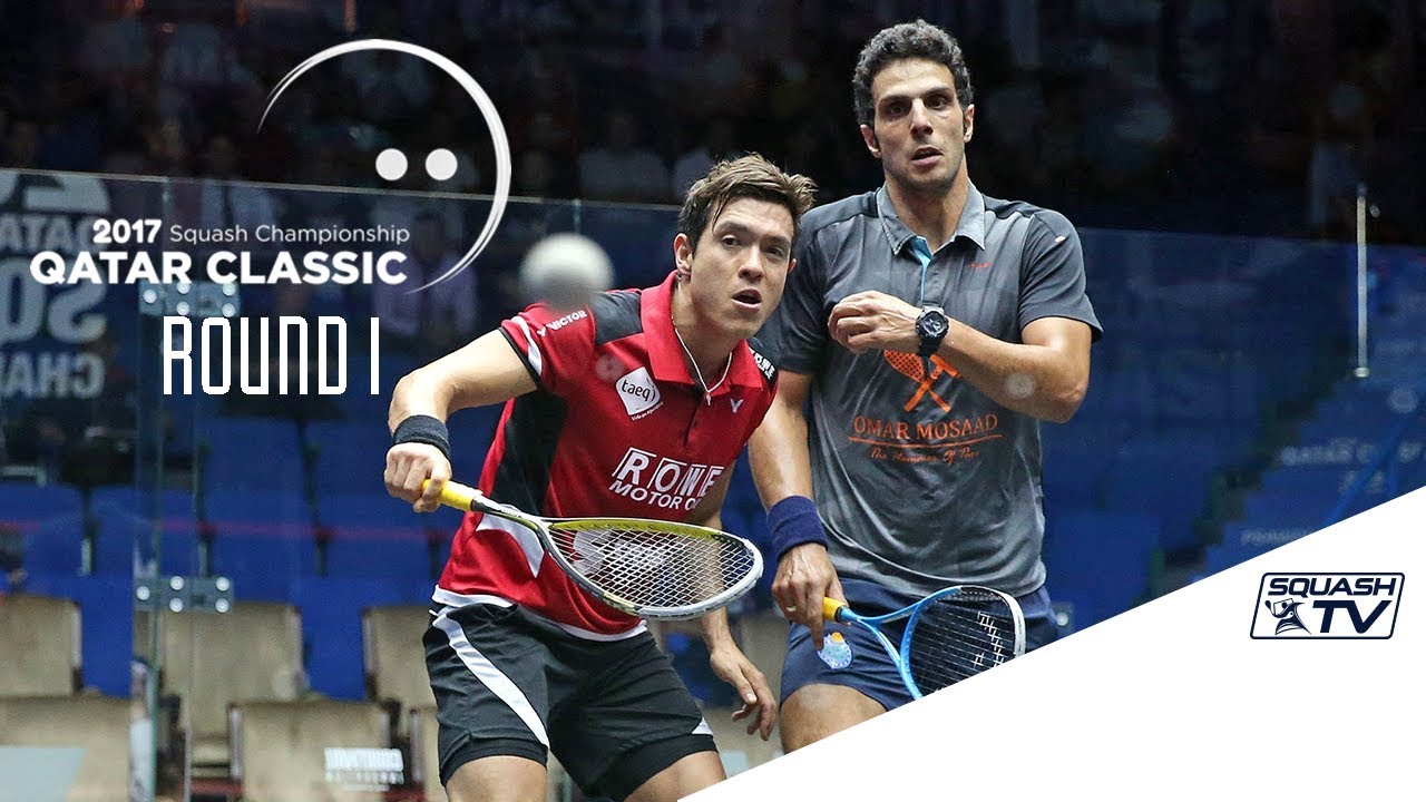 Squash - Qatar Classic 2017 Rd 1 - Roundup Pt 4 - YouTube