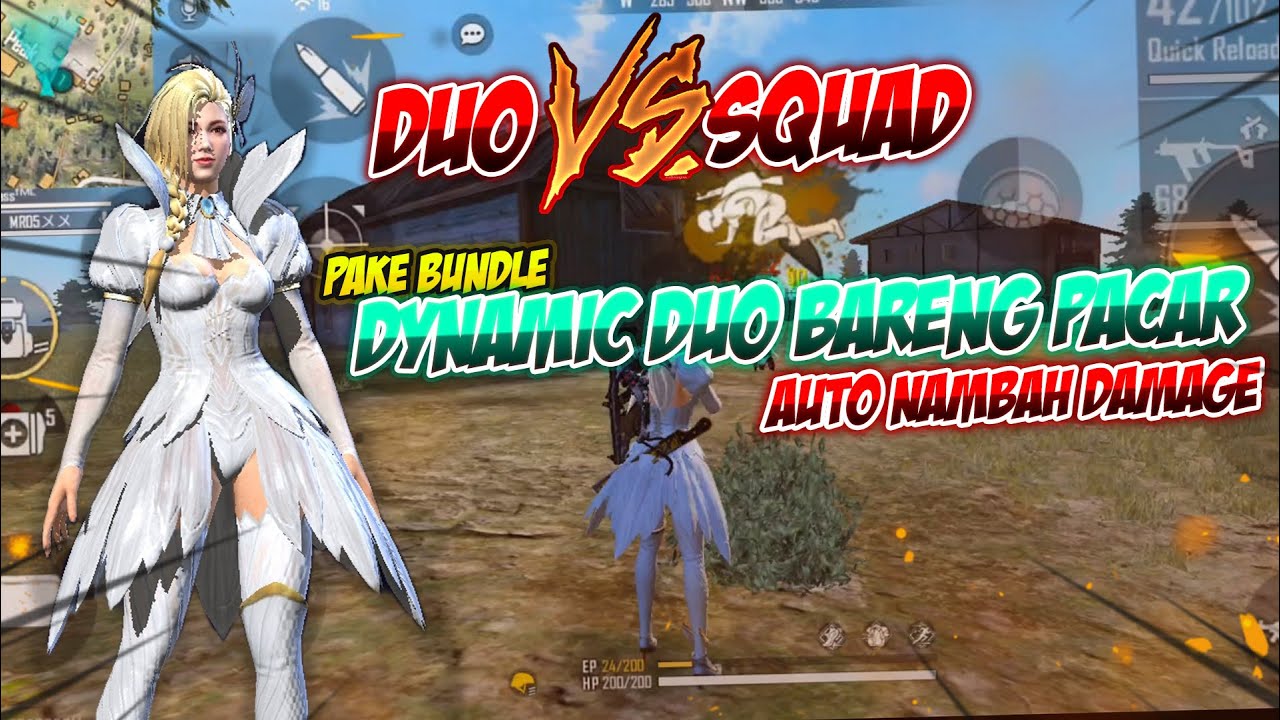 DUO VS SQUAD PAKE BUNDLE DYNAMIC DUO BARENG PACAR!! AUTO NAMBAH DAMAGE ...