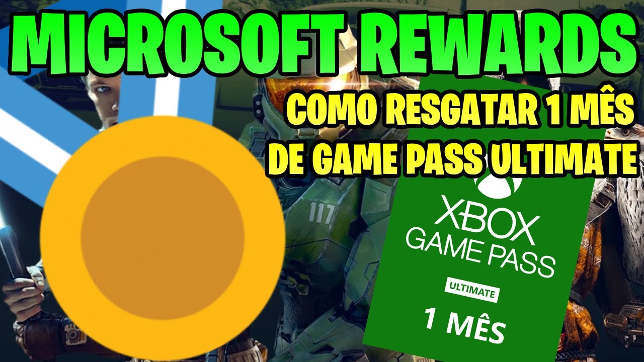 COMO RESGATAR 1 MÊS DE XBOX GAME PASS ULTIMATE NO MICROSOFT REWARDS - YouTube