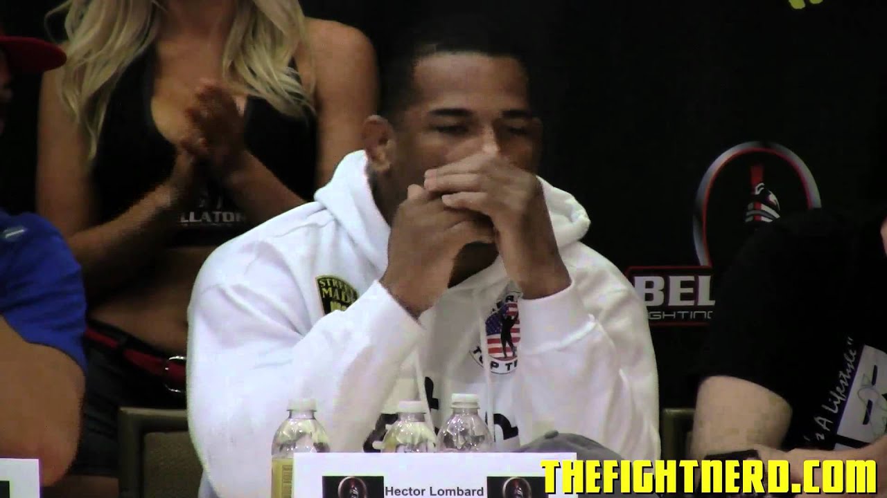 MMA fighter gets pissed at reporter during press conference - YouTube