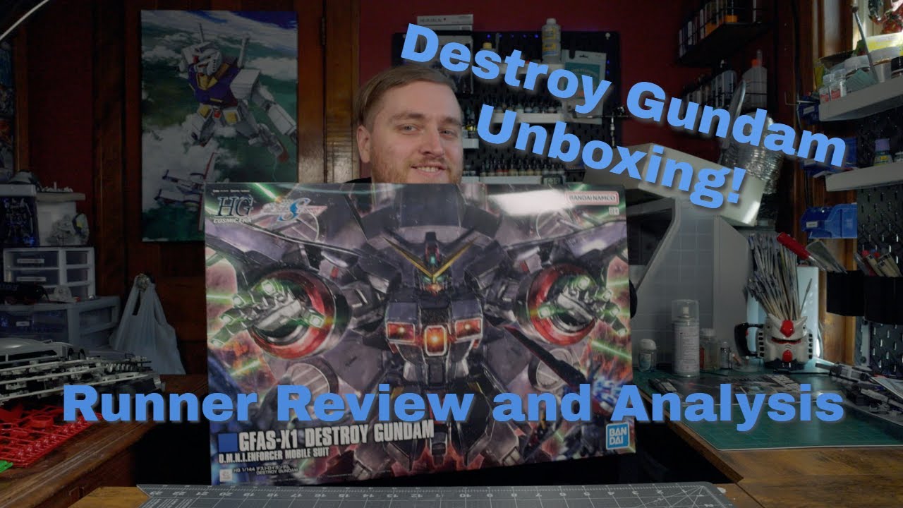 HG 246 Unboxing - Destroy Gundam - [4K] - YouTube
