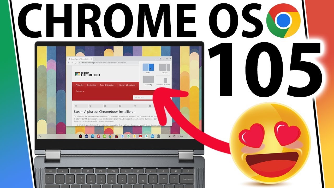 Diese Funktion MUSST du aktivieren! Chrome OS 105 verlängert das Leben ...