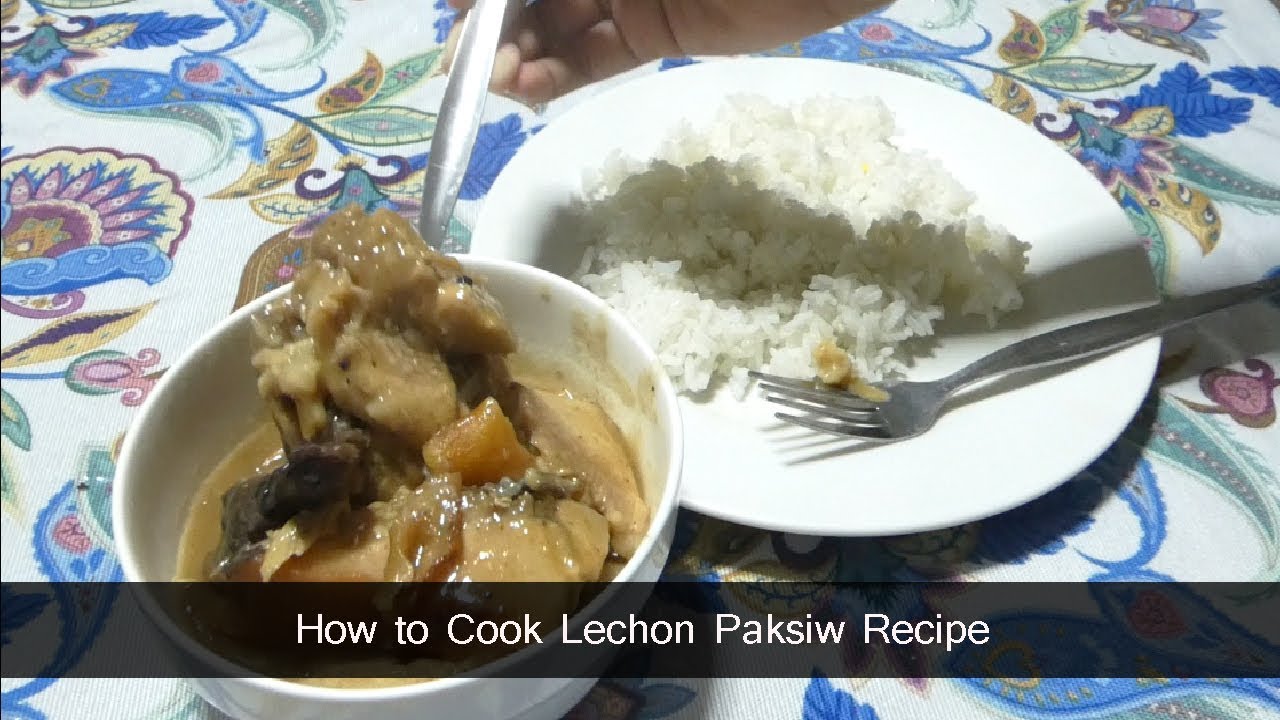 Lechon Paksiw With Rice
