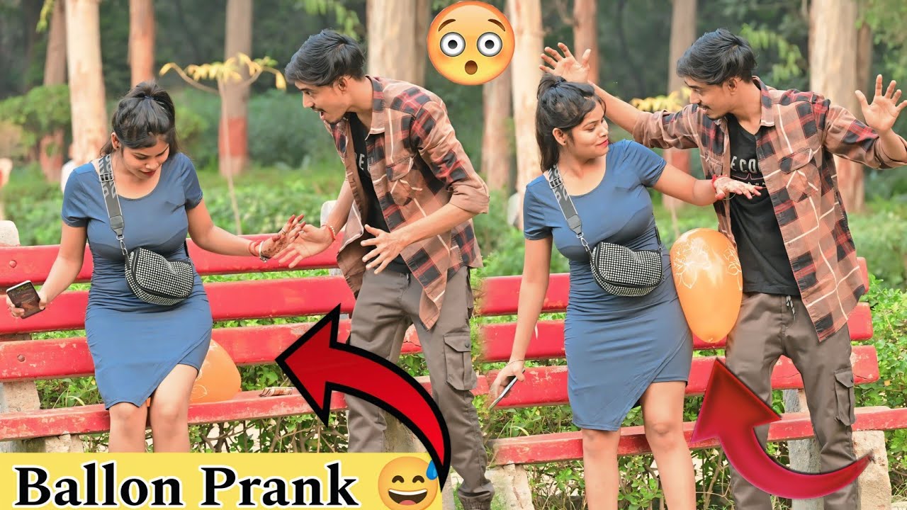 Ballon Challenge Prank On Cute Girl😂 || Harsh Prank Tv - YouTube