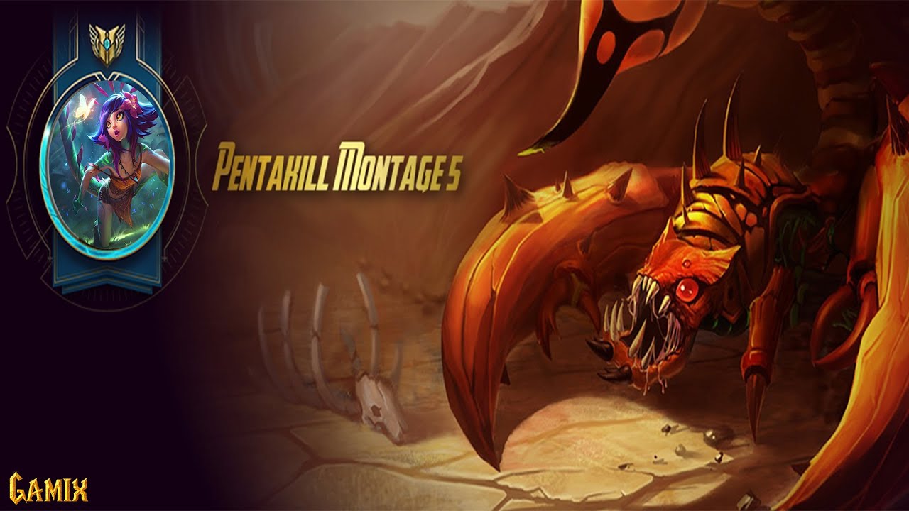 LoL S10 Pentakill Montage #5 | Gamix Montage | League of Legends ...